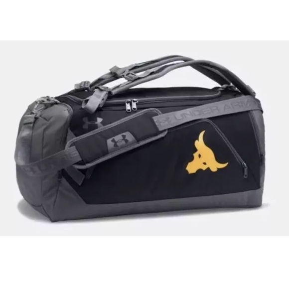 Under Armour | Bags | Under Armour Project Rock Duffel Bag Ua Contain ...